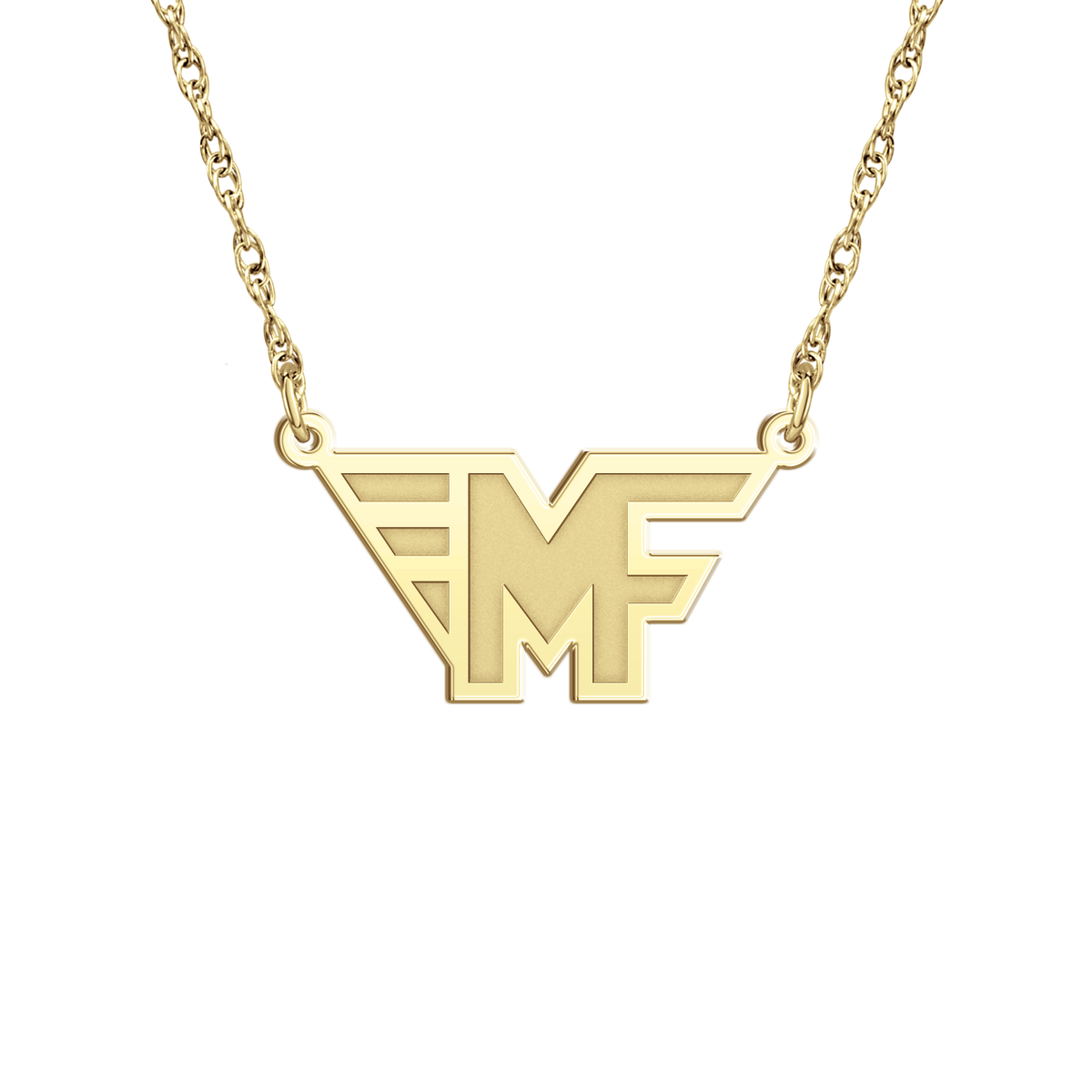 Mid Fairfield Signature Logo Necklace - Hampden Sports